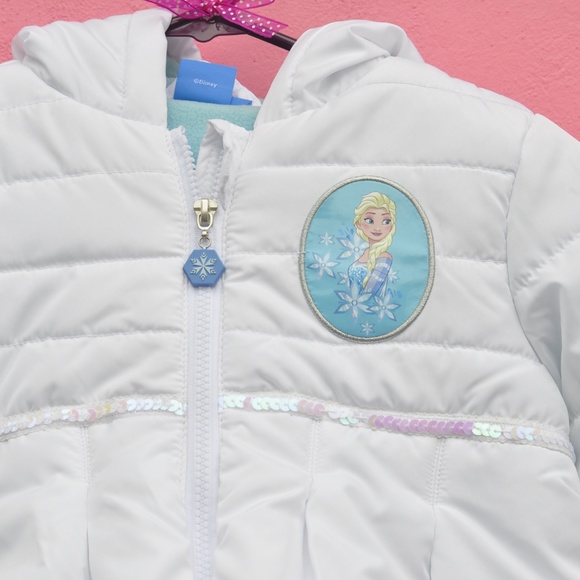Disney | Jackets & Coats | New Kids Girl Puffed Frozen Jacket | Poshmark